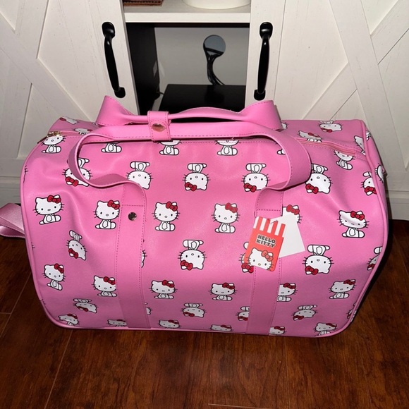 Hello Kitty | Bags | Hello Kitty Duffle Bag With Wheels | Poshmark
